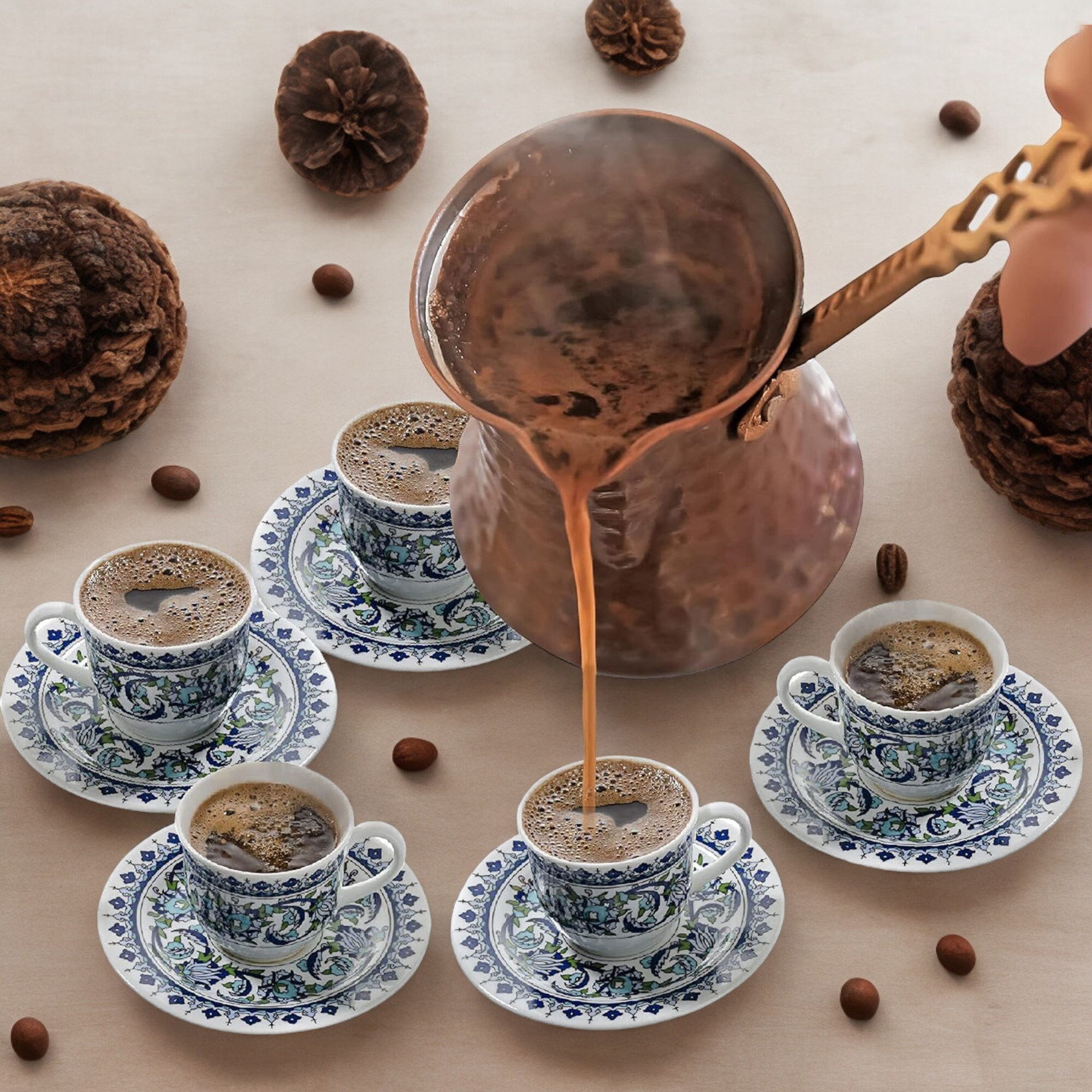 Handcrafted Copper Coffee Pot, Handmade, Coffee Maker, Turkish Coffee ...