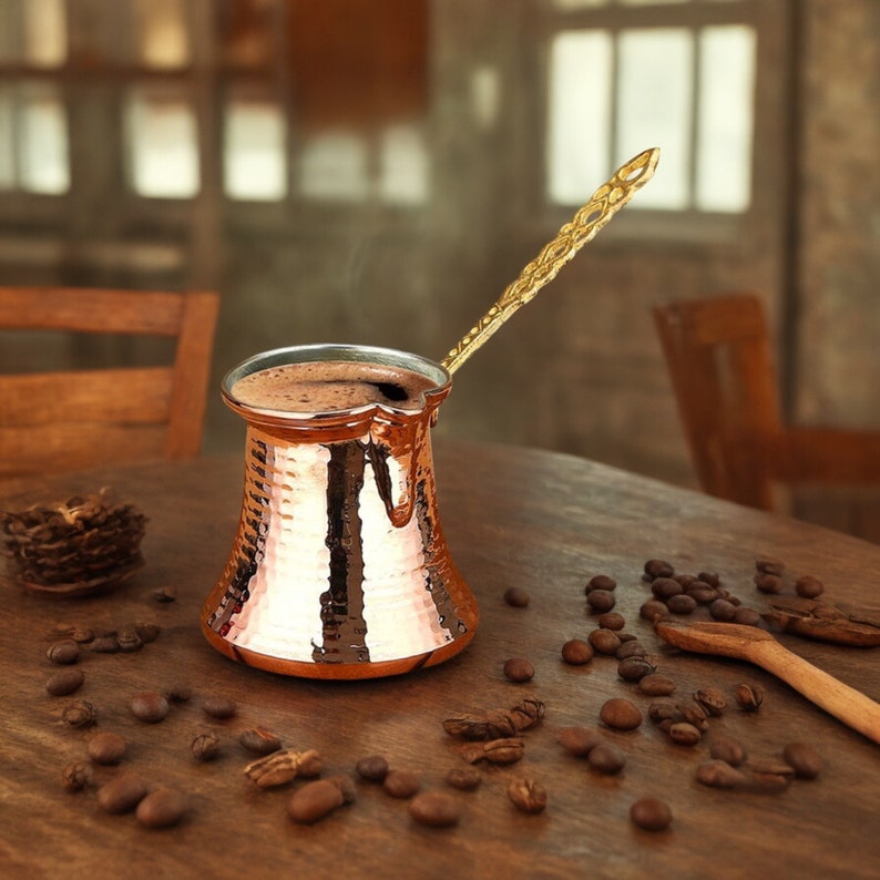 Handcrafted Copper Coffee Pot, Handmade, Coffee Maker, Turkish Coffee ...