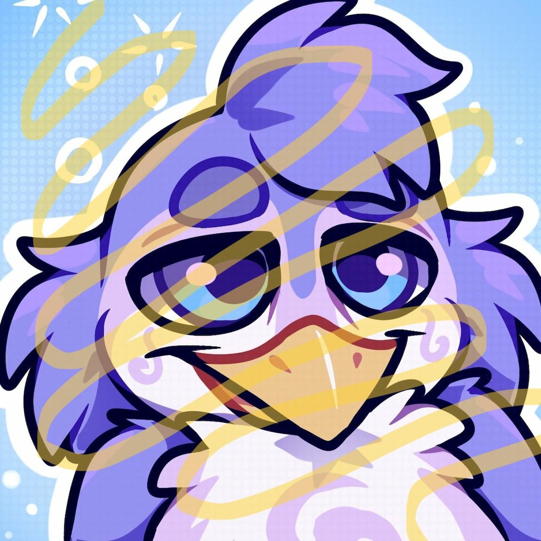 Purple Penguin Fursona Adopt - Etsy