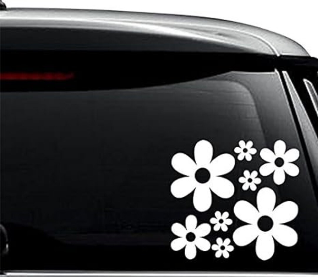 15% OFF Groovy Daisy Flowers Decal Sticker - Etsy