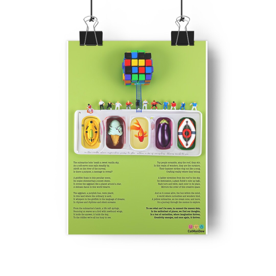 Inventive Wonders the Subconscious Sea giclée Art Print Poem, Poetry ...