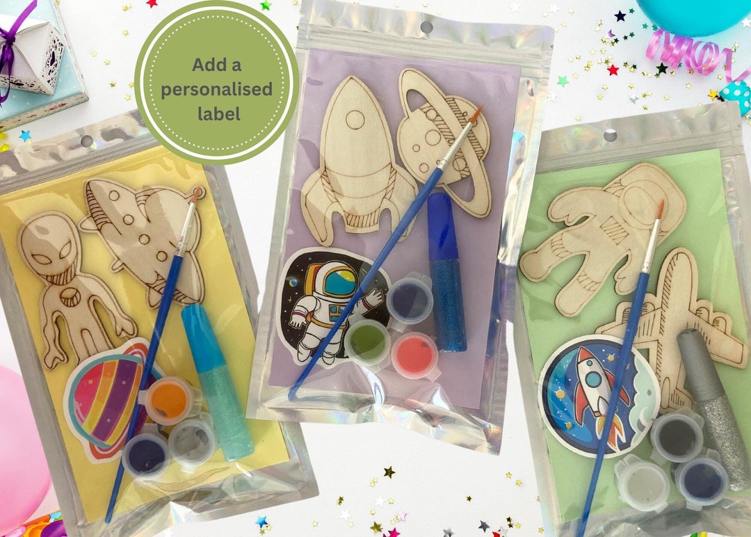 Outer Space Party Favours for Kids Paint Birthday Favours -kids Craft ...