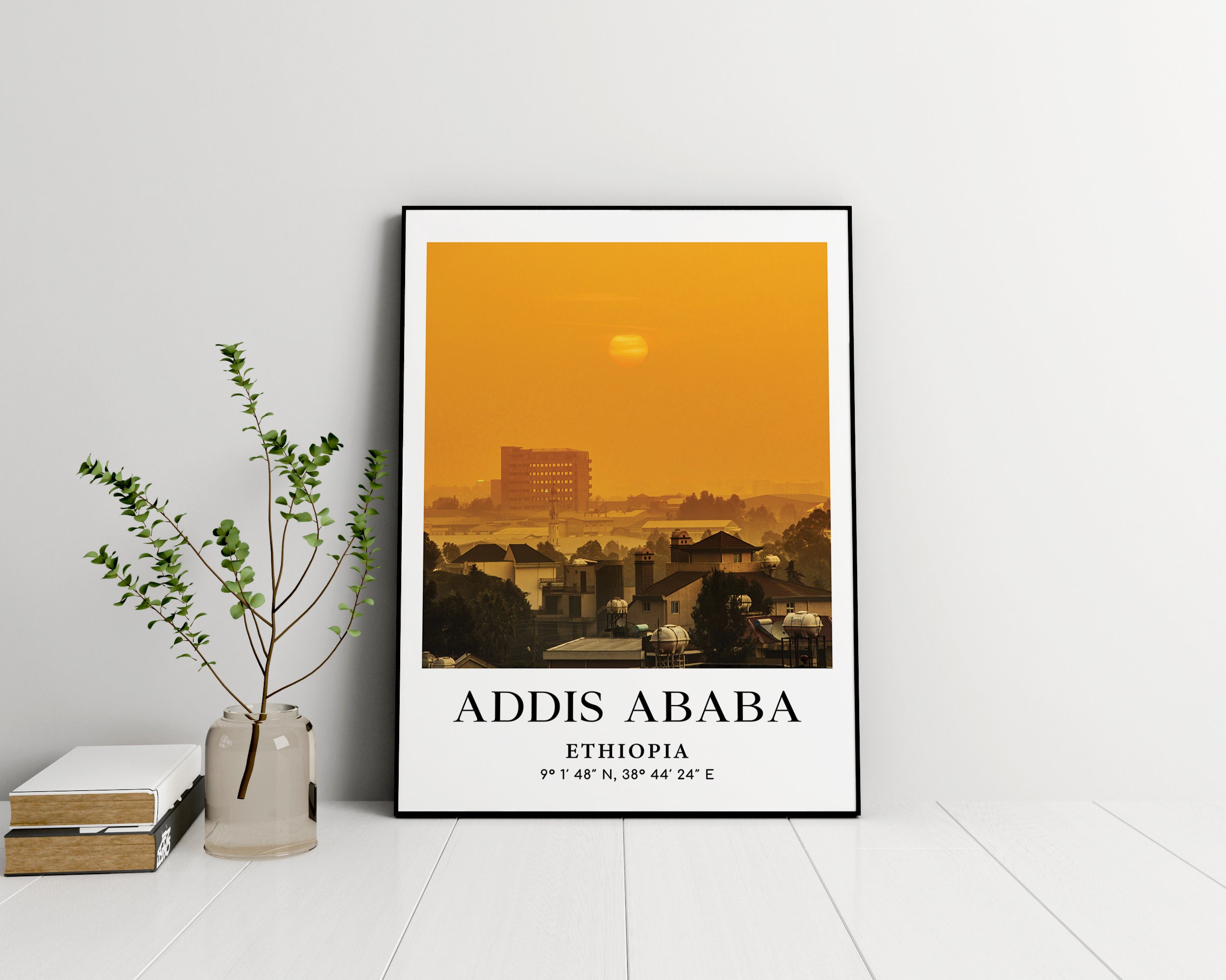 Addis Ababa Poster Addis Ababa Picture Ethiopia Photo - Etsy