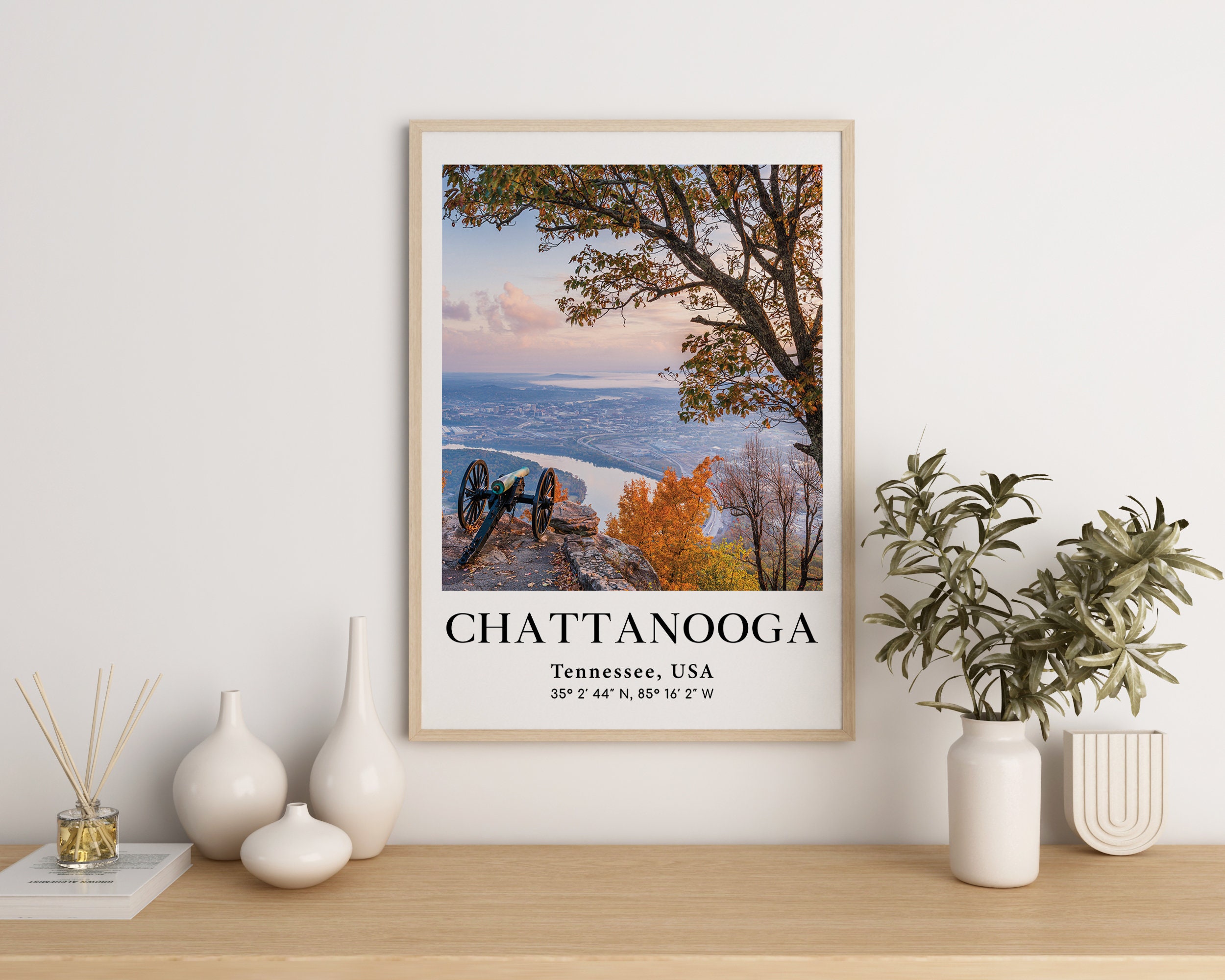 Chattanooga Poster, Chattanooga Picture, Tennessee Photo, United States ...