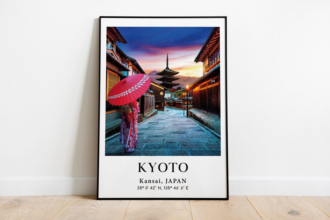 Kyoto Poster, Kyoto Picture, Japan Print, Japan Poster, Asian Cities ...