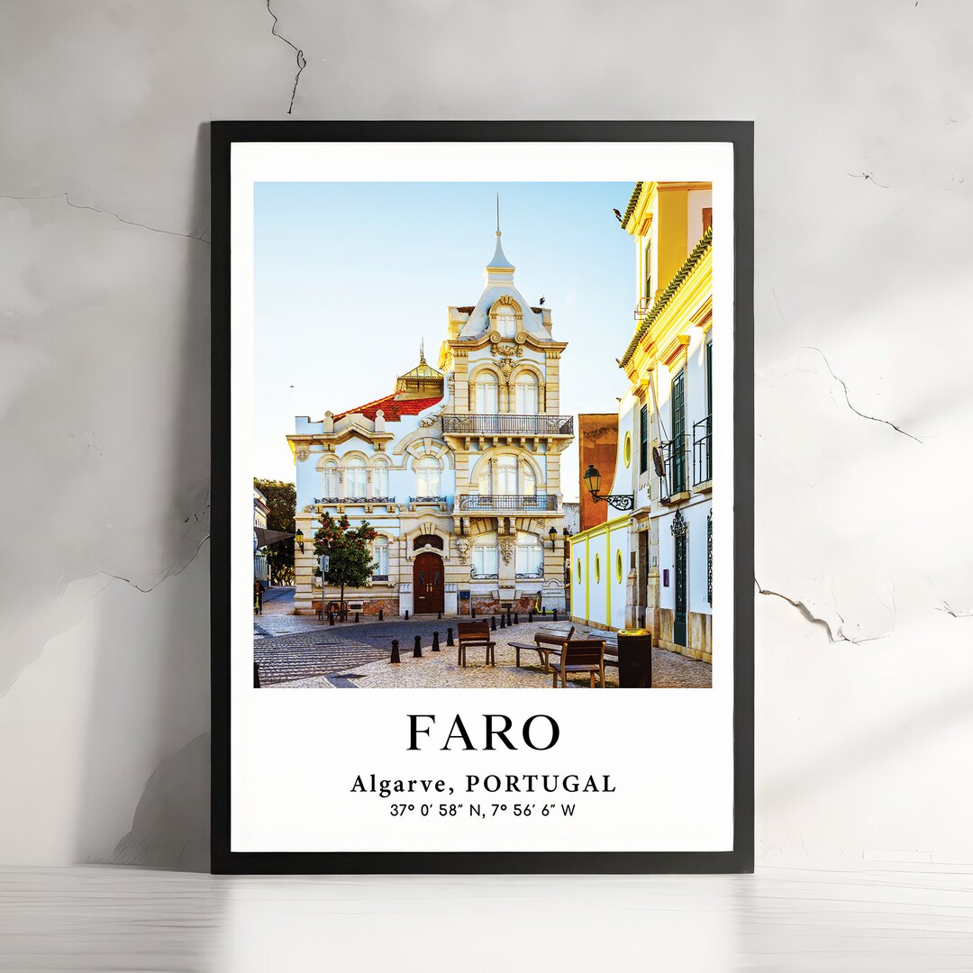 Faro Poster, Faro Portugal, Algarve Picture, European Picture, European ...