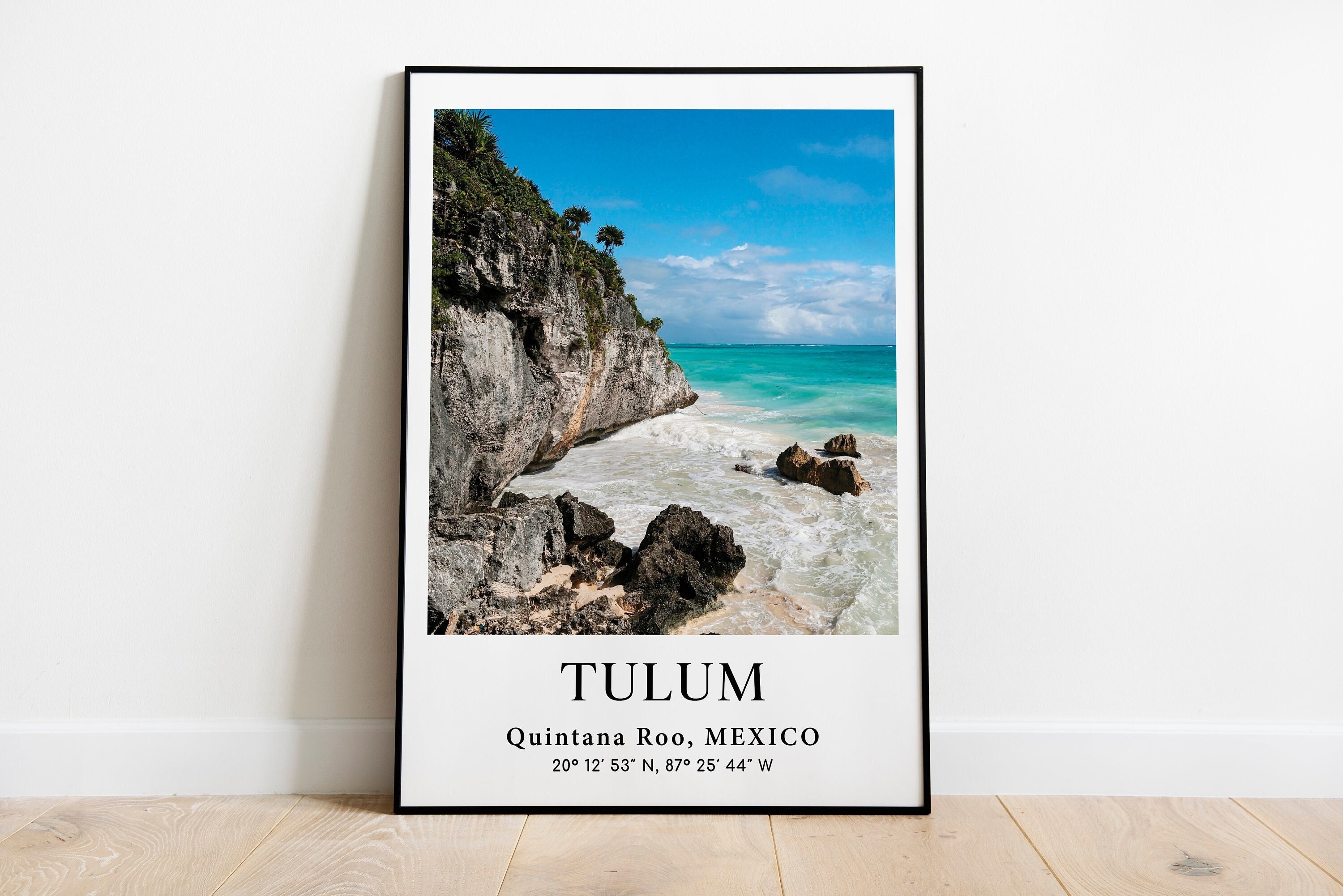 Tulum Poster Tulum Picture Mexico Photo United States - Etsy
