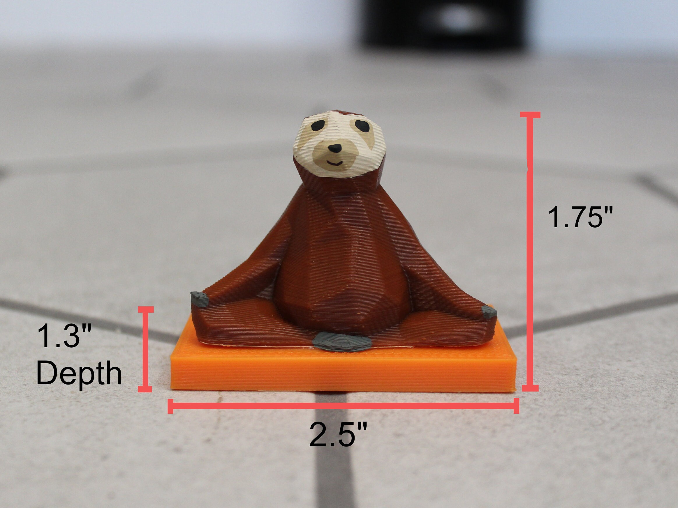 Subi Sloth 3D Printed Sloth - Etsy