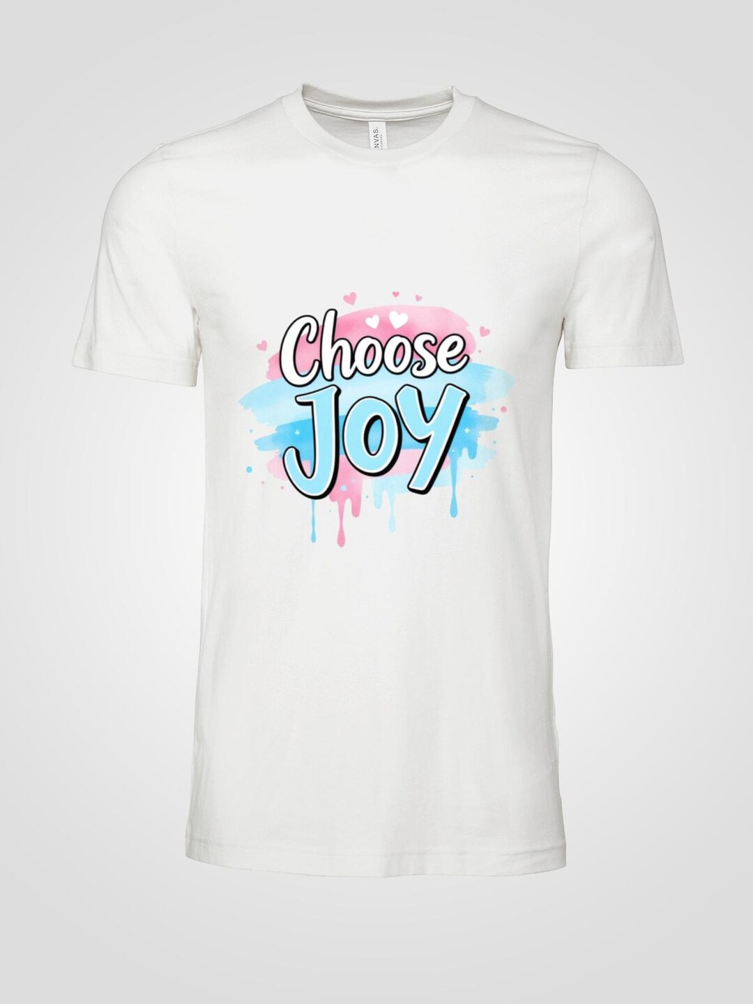 Choose Joy Motivational PNG Digital Download, Pastel Watercolor Design ...