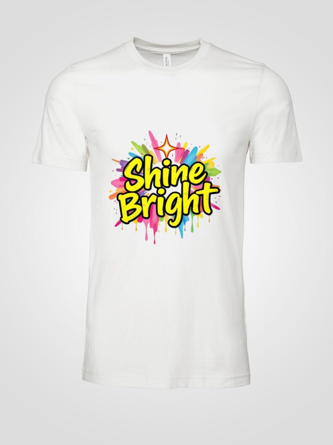 Shine Bright Inspirational Quote PNG, Colorful Digital Art ...