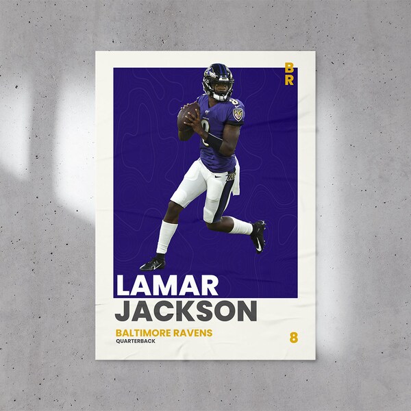 Lamar Jackson - Etsy