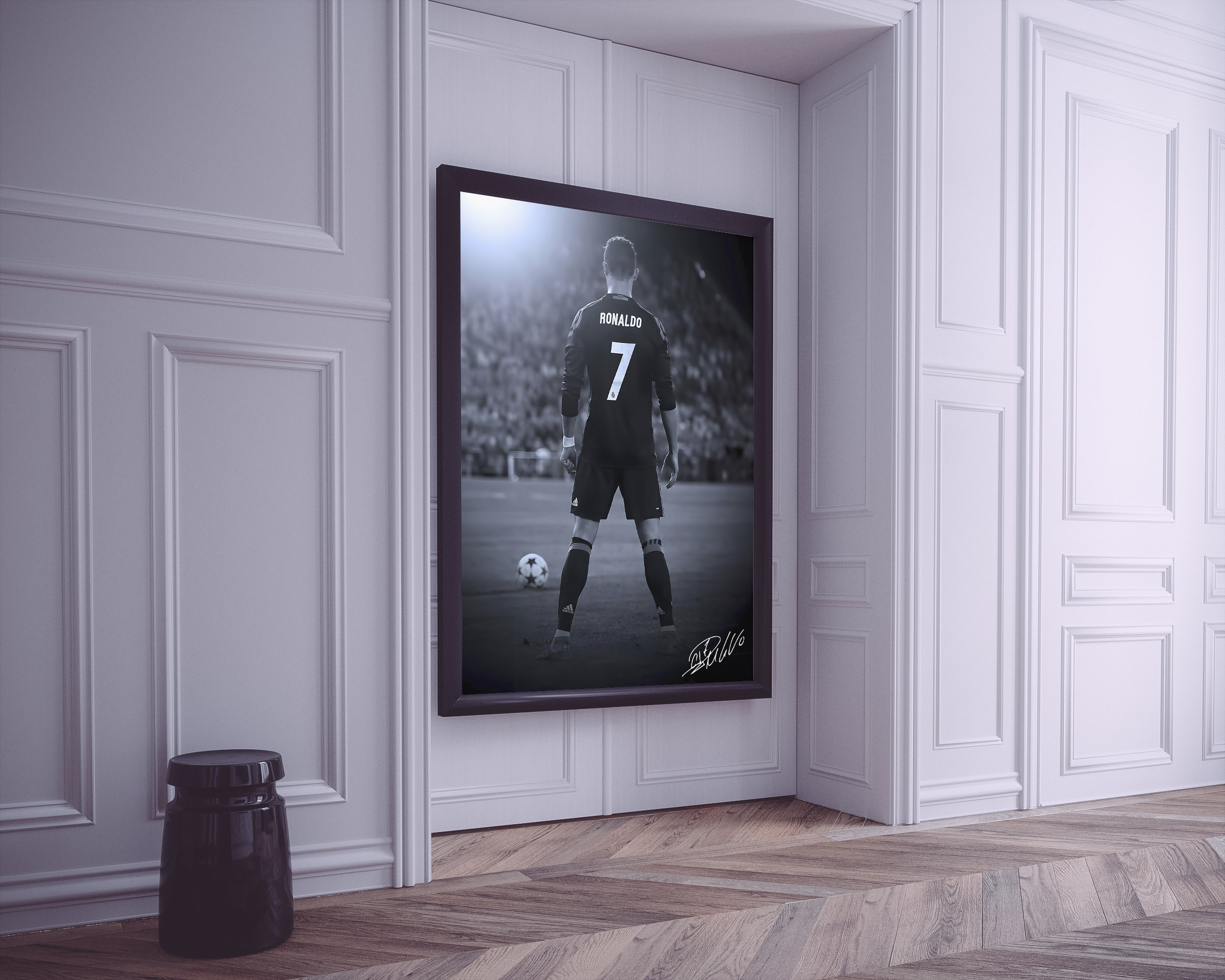 Cristiano Ronaldo Signed Poster, Wall Art, Football Poster, Printable ...