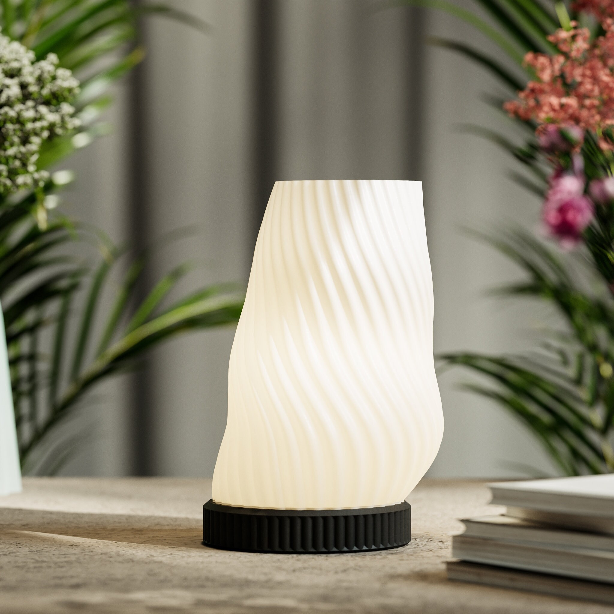 3D Printables Lamp Model STL, Table Lamp, Bedside Lamp, Modern Desk ...