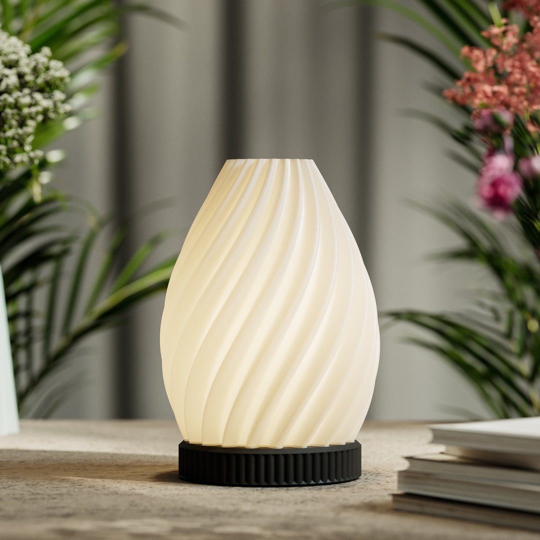 3D Printables Lamp Model STL, Table Lamp, Bedside Lamp, Modern Desk ...