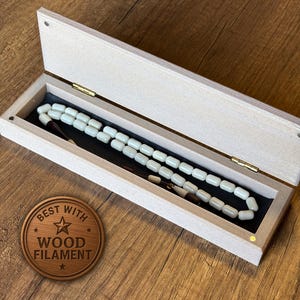 Crocodile Texture Wooden Box STL | Hinged 3D Printed Box With Concealed ...