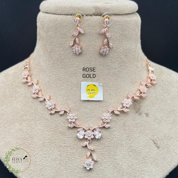 Gold Bridal Necklace Etsy