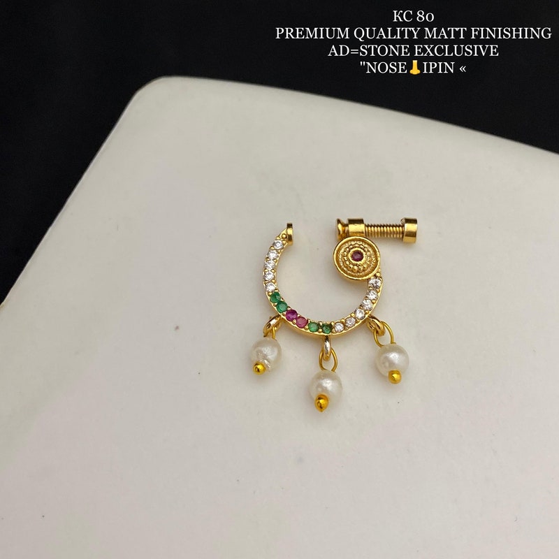 Nose Ring For Bridal Etsy
