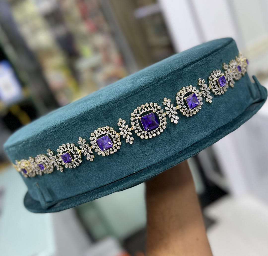 American Diamond Hipbelt Saree Belt Hip Chain Kamarbandh Waist Belt ...