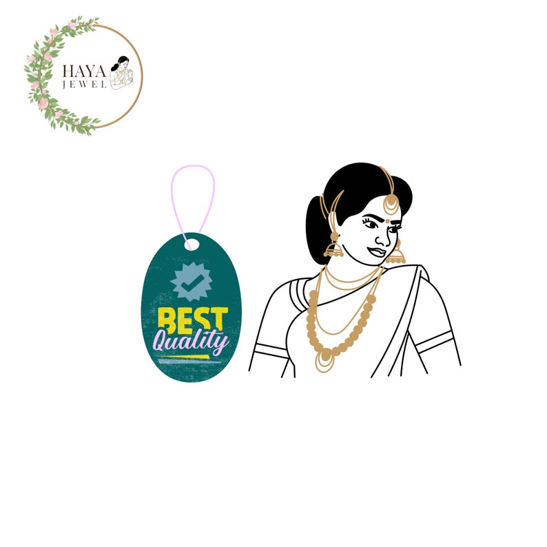 Premium Matt Finish Gold Plated South Indian Bridal Necklace Set With ...