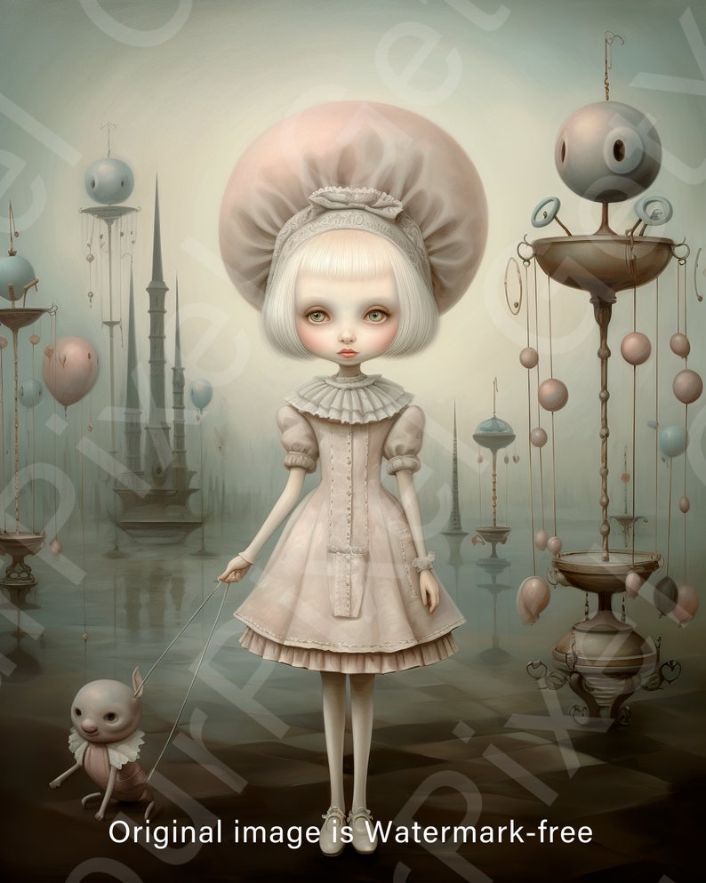 Subversive Serenity. Limited Edition. Popsurrealism Artwork ...