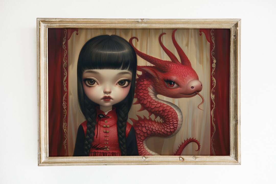 Red Dragon: Mark Ryden Inspired. Limited Edition Pop Surrealism Art ...