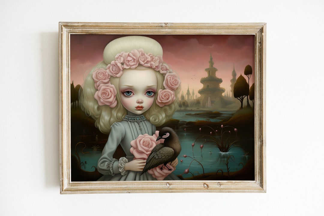 Rococo Reverie: Whimsical Portrait of the Enchanting Lady Digital ...