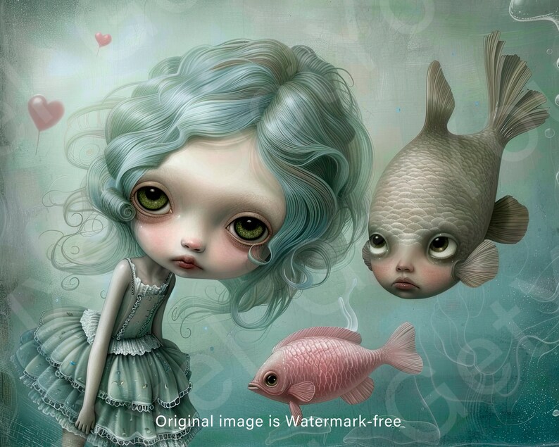 Whimsical Waters: A Captivating Fusion of Pop Surrealism and Lowbro Art ...