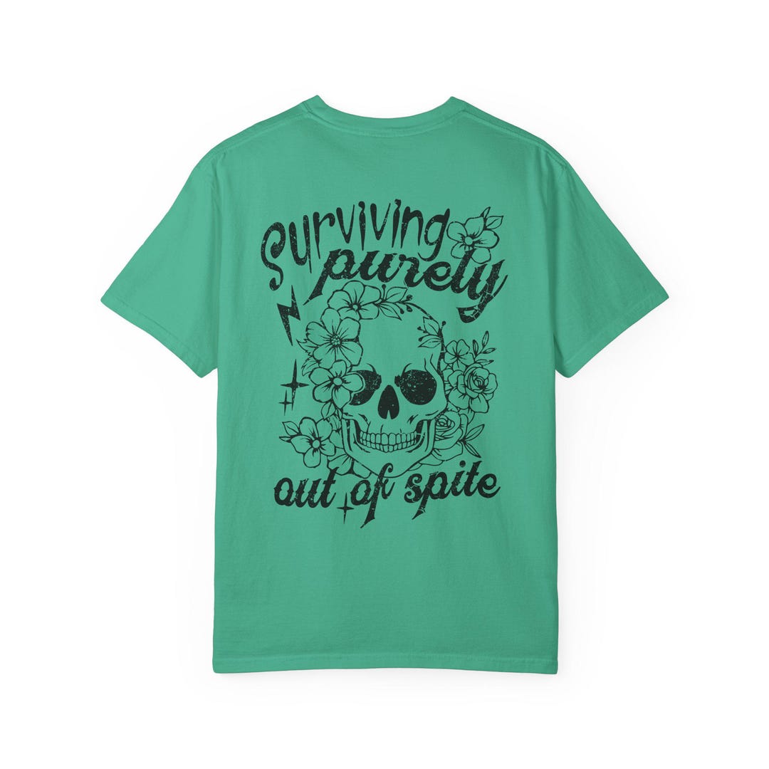 Surviving Purely Out of Spite - Edgy Unisex Graphic Tee - Etsy