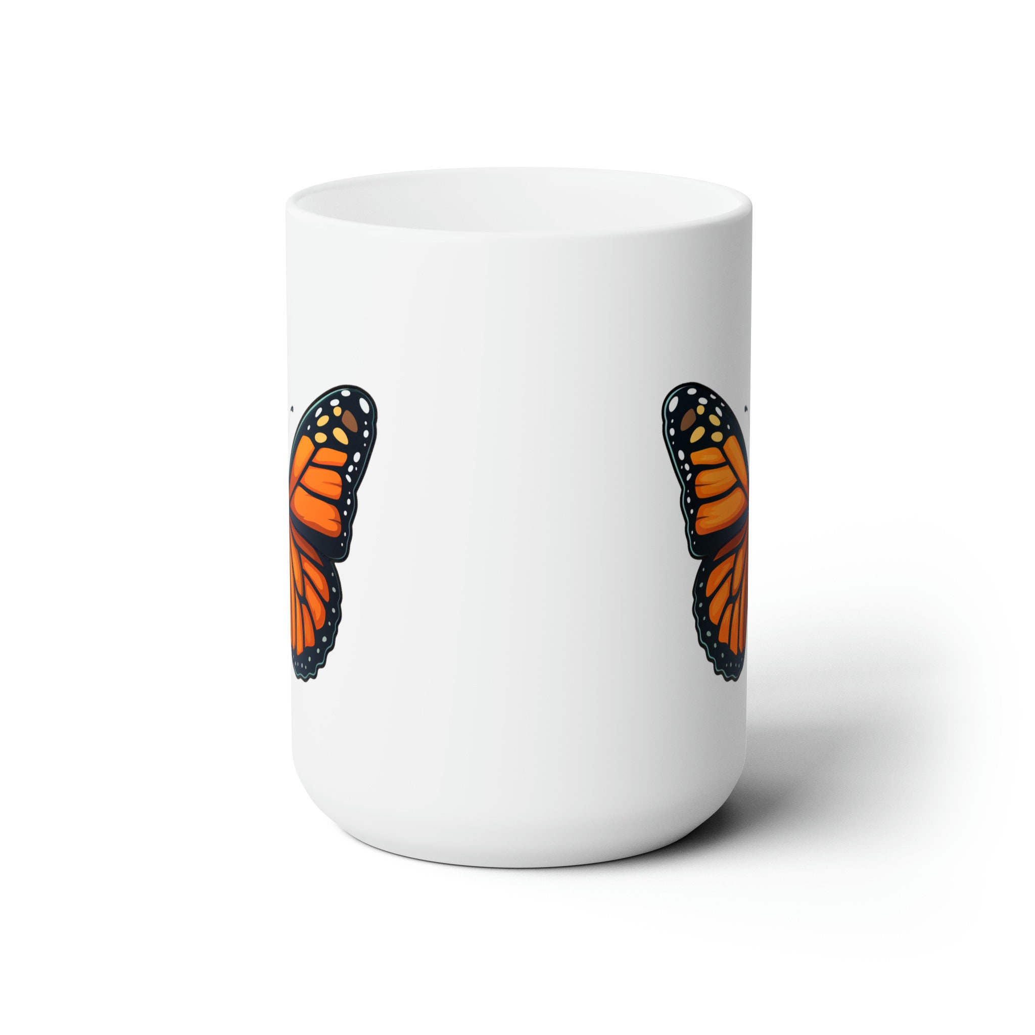 Monarch Butterfly, Native Garden, Ceramic Mug 15oz, Coffee, Tea, Hot ...