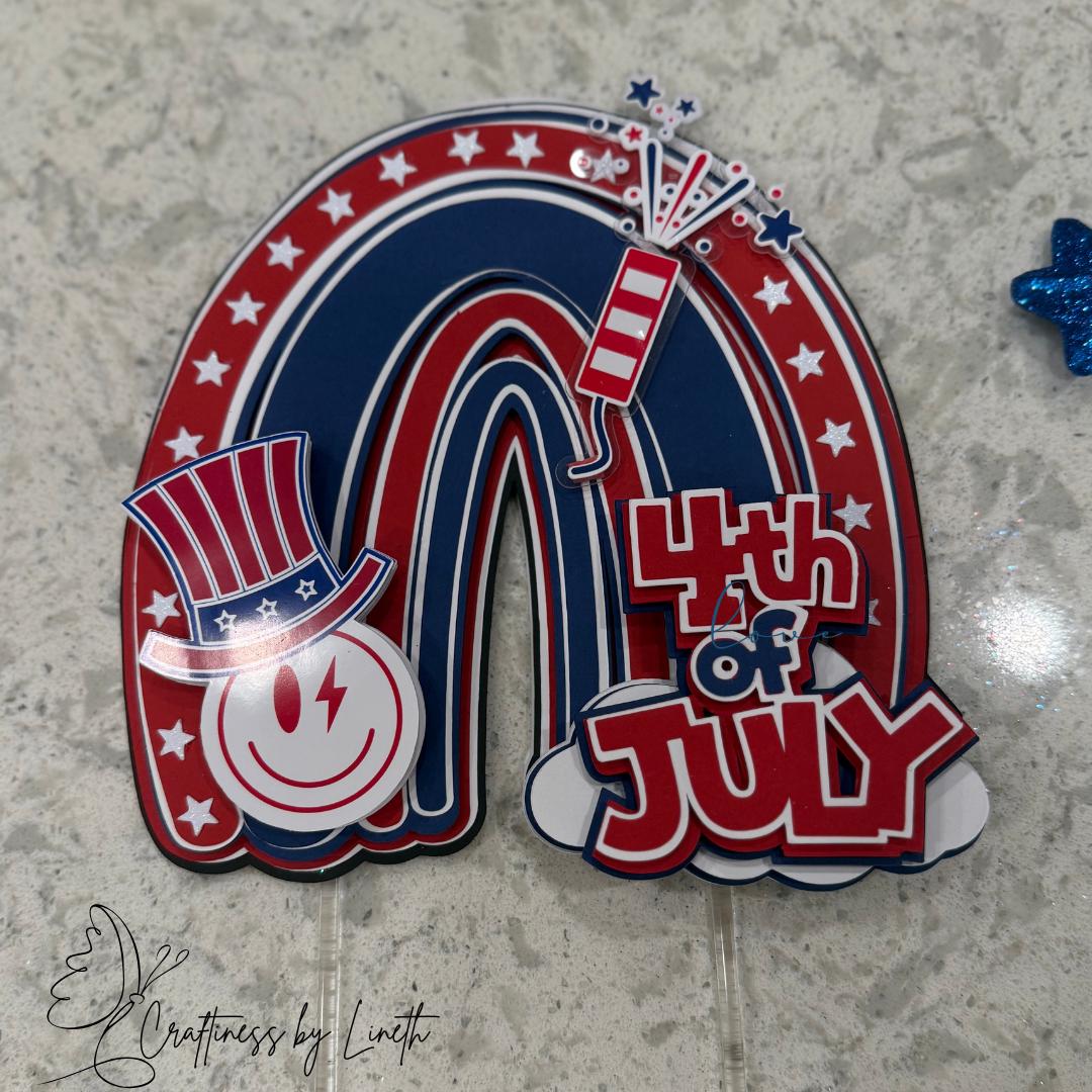 4th of July Boho Rainbow Centerpieces - Etsy