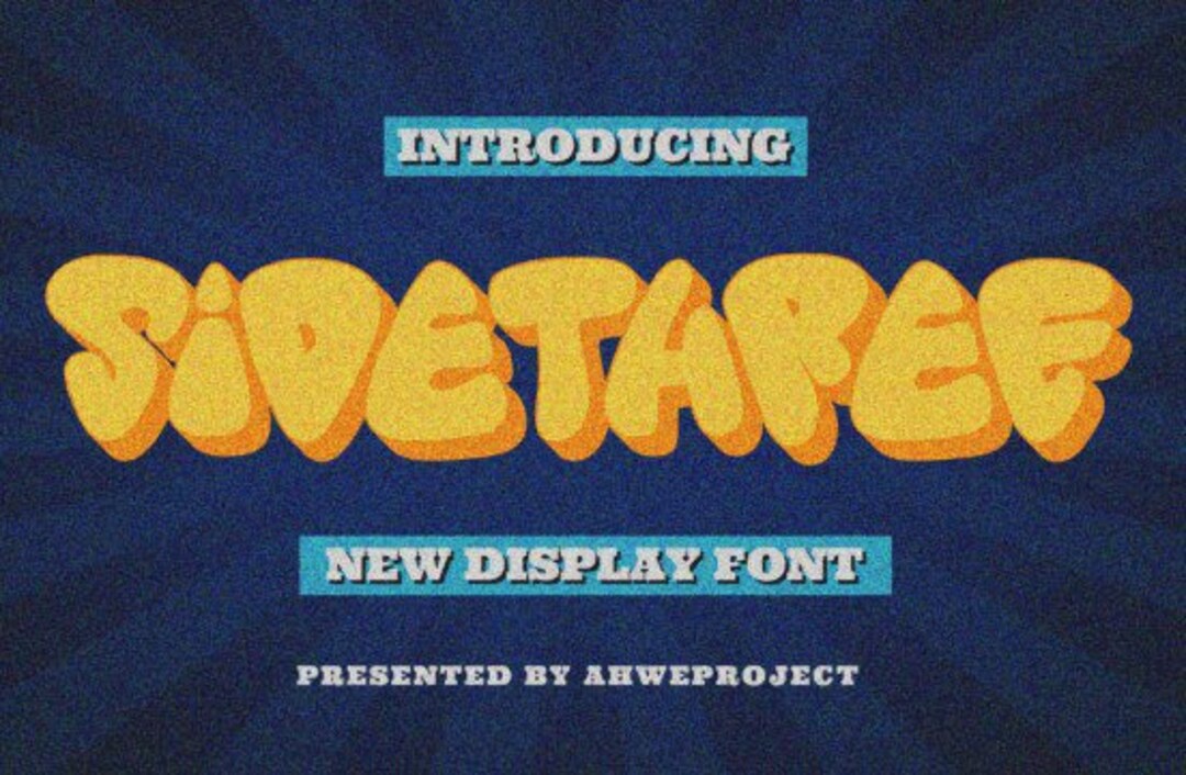 Sidethree Font, Cricut Font, Bold Fonts, Casual Font, Modern Font ...