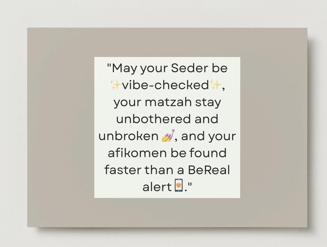 Funny Tiktok Passover 2025 Meme to Share, Gen Z May Get It, Gen X May ...