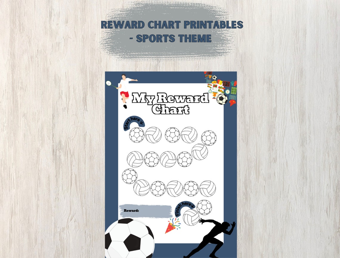 A4 Printable Reward Charts for Kids, Homeschool Sticker Charts Bundle ...
