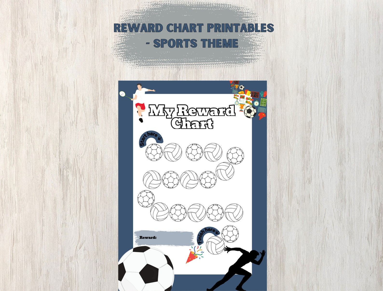 A4 Printable Reward Charts for Kids, Homeschool Sticker Charts Bundle ...