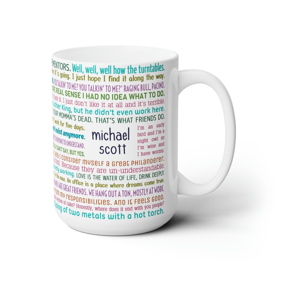 Michael Scott Coffee Mug | Michael Scott Quotes | the Office TV Show ...