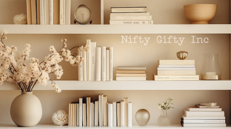 Professional Zoom Background X5 White Bookshelf Zoom Background Home Office Zoom Background ...