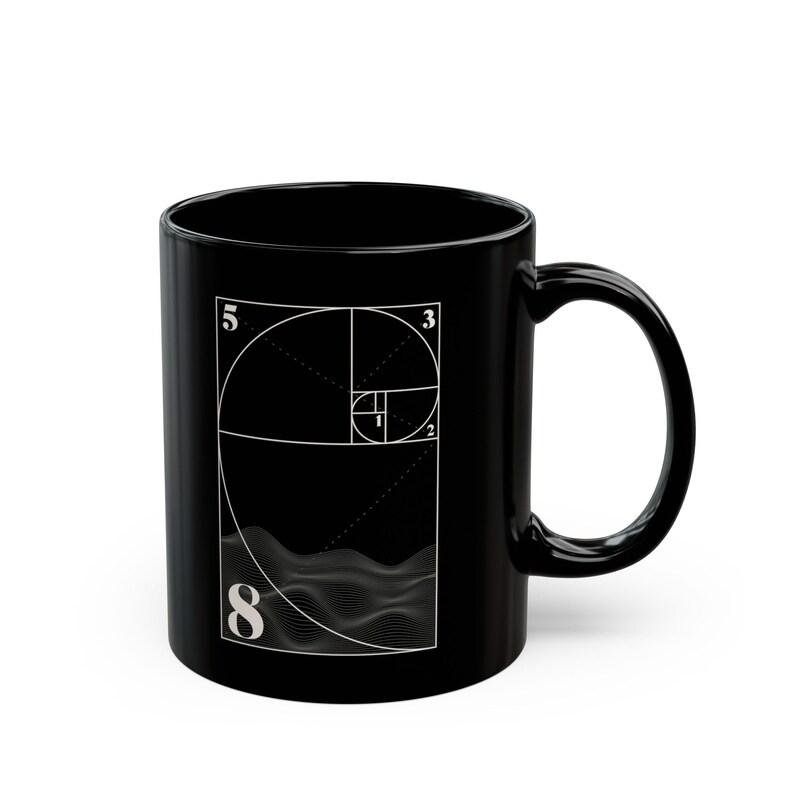 Fibonacci Sequence Mug Fibonacci Spiral Math Mug Math Teacher Gift Math ...