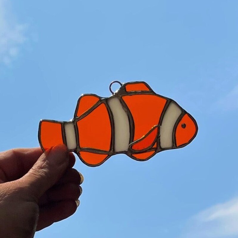 Stained Glass Angler Fish - Etsy