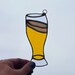 Glass of Beer Stained Glass, Suncatcher, Window Hanging, Unique Home ...