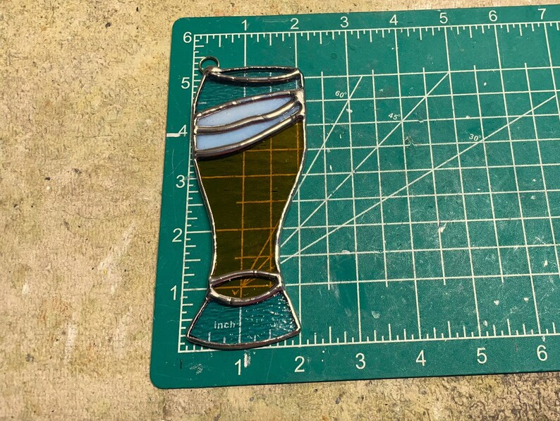 Glass of Beer Stained Glass, Suncatcher, Window Hanging, Unique Home ...