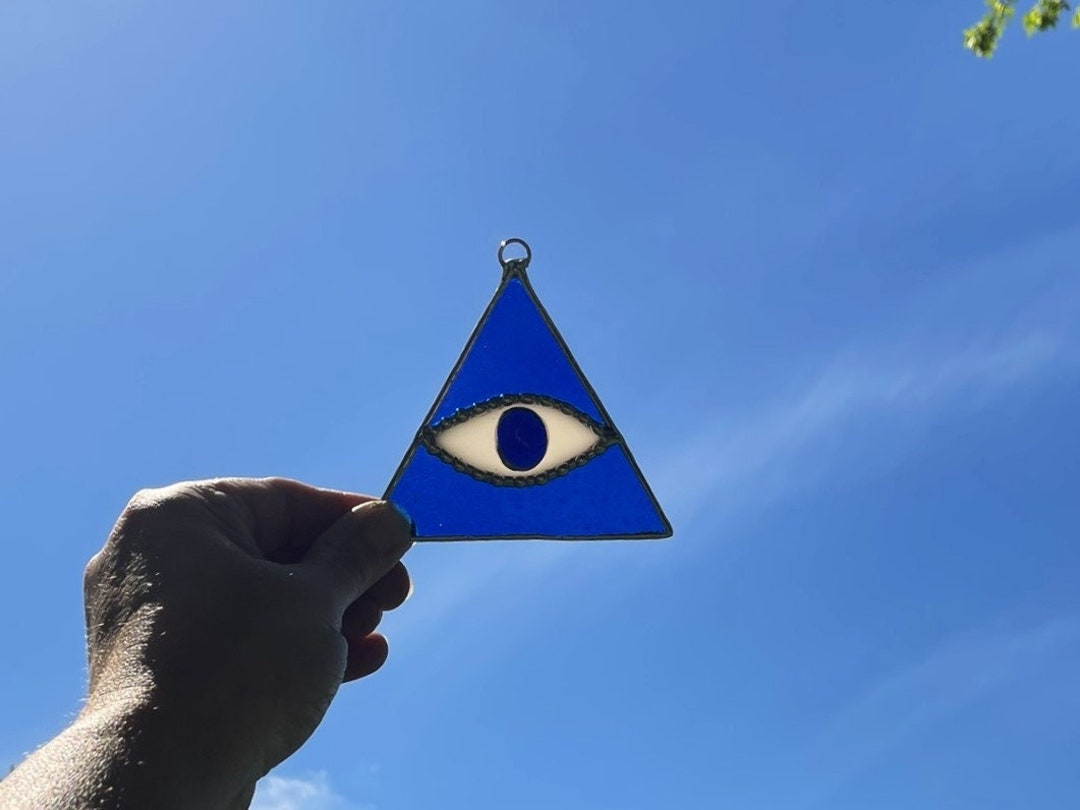 Evil Eye Stained Glass, Suncatcher, Window Hangings, Unique Home Décor ...