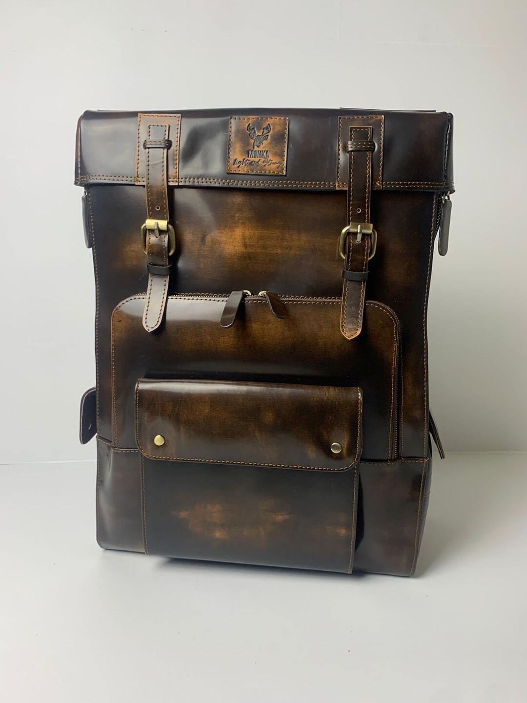 High Quality Leather Backpack - Etsy