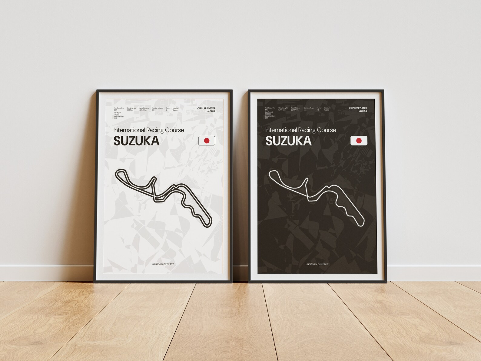 Formula 1 Suzuka Circuit Poster for Formula One Fans Printable Wall ...