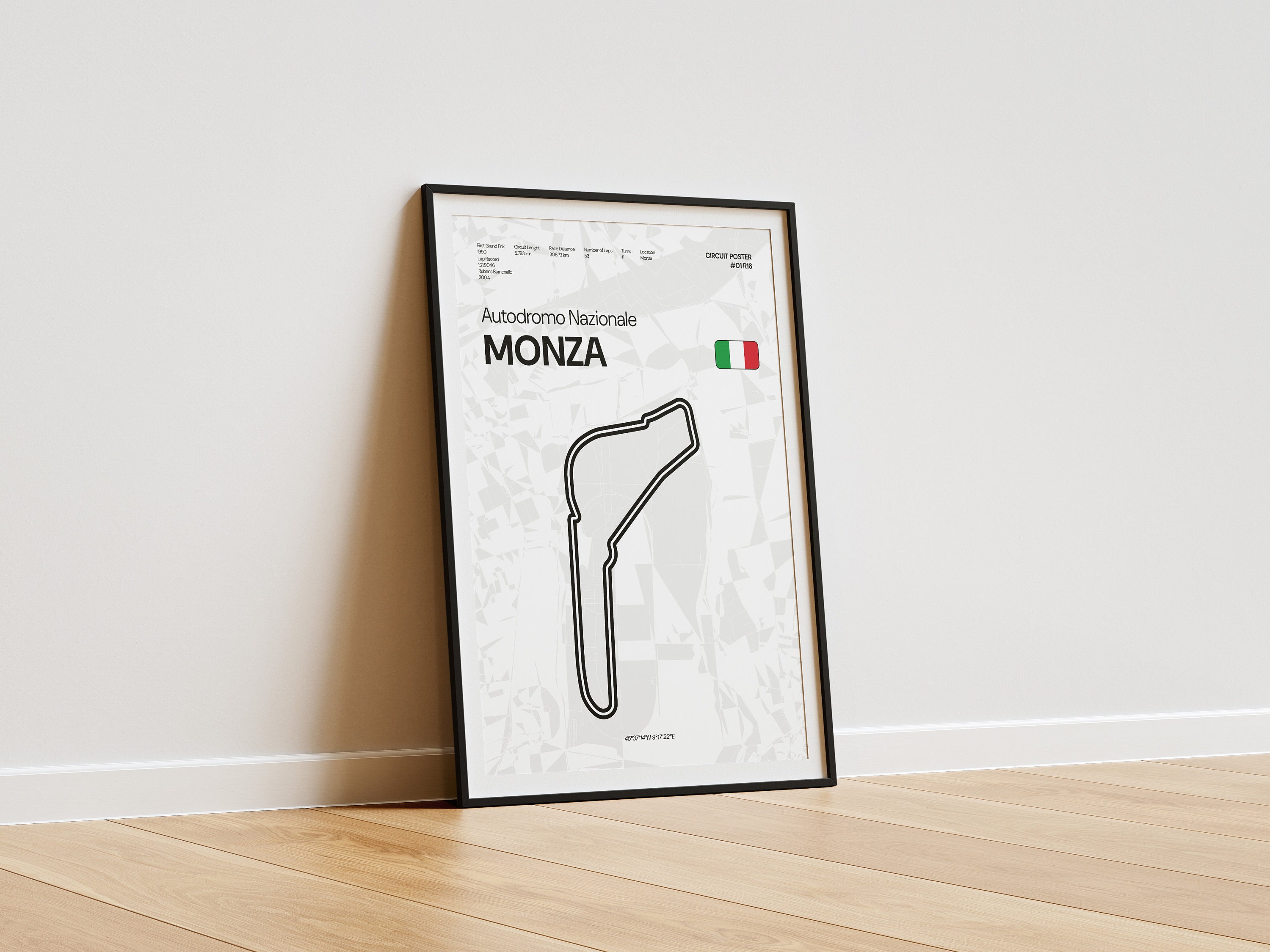 Formula 1 2024 Monza Poster Printable Wall Art for F1 Fans and Racing ...