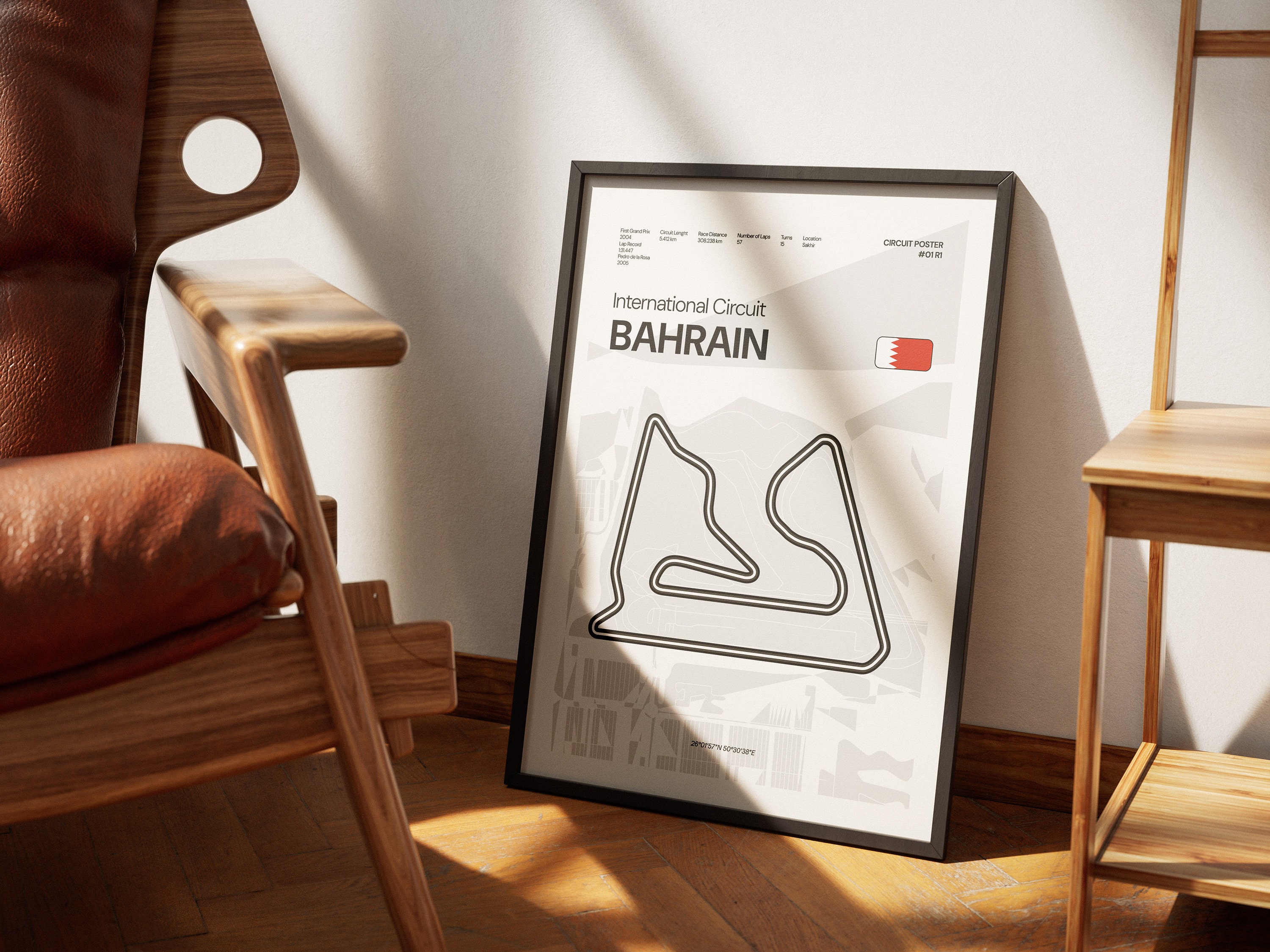 Formula 1 2024 Bahrain Poster Printable Wall Art for F1 Fans and Racing ...