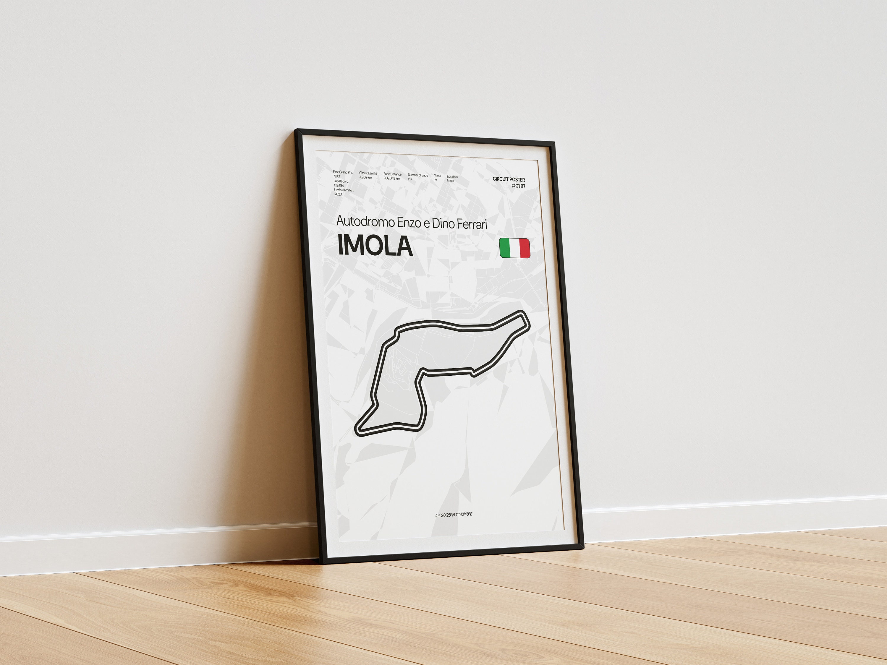 Formula 1 2024 Imola Poster Printable Wall Art for F1 Fans and Racing ...