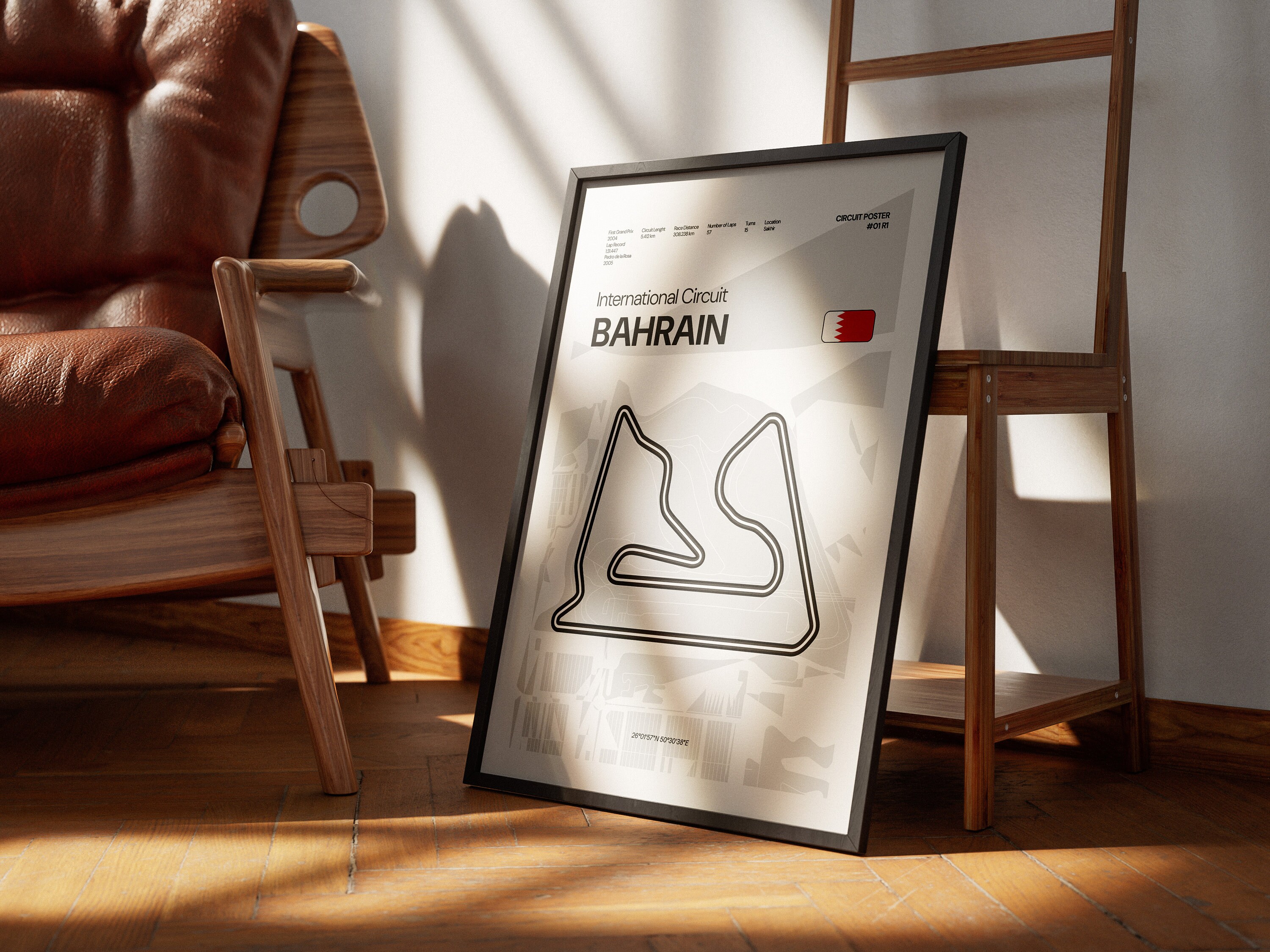 Formula 1 2024 Bahrain Poster Printable Wall Art for F1 Fans and Racing ...