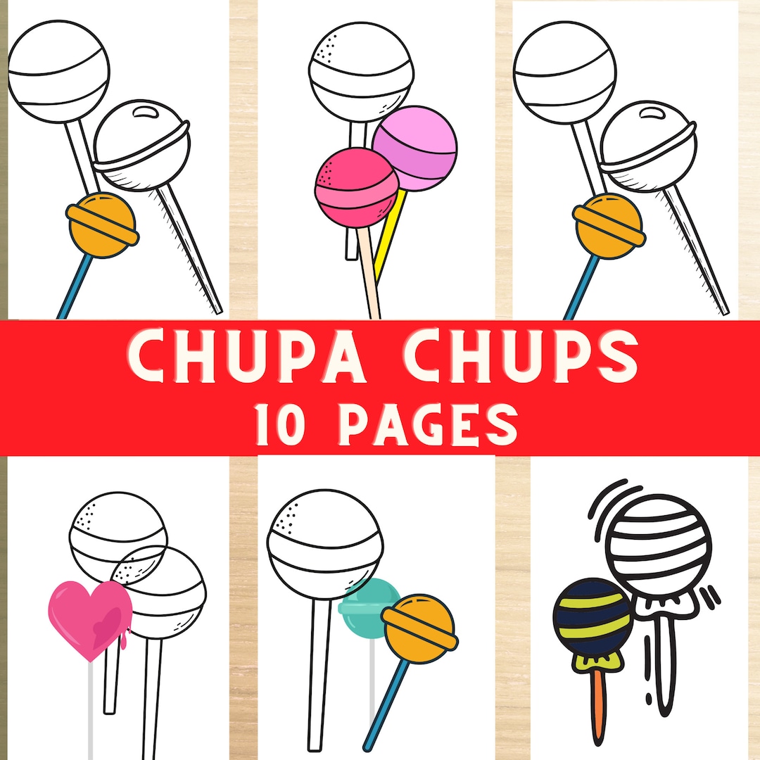 Coloring ,chupa Chups, Pages, Kids, Cute, Colored, Childrens, Sweet ...