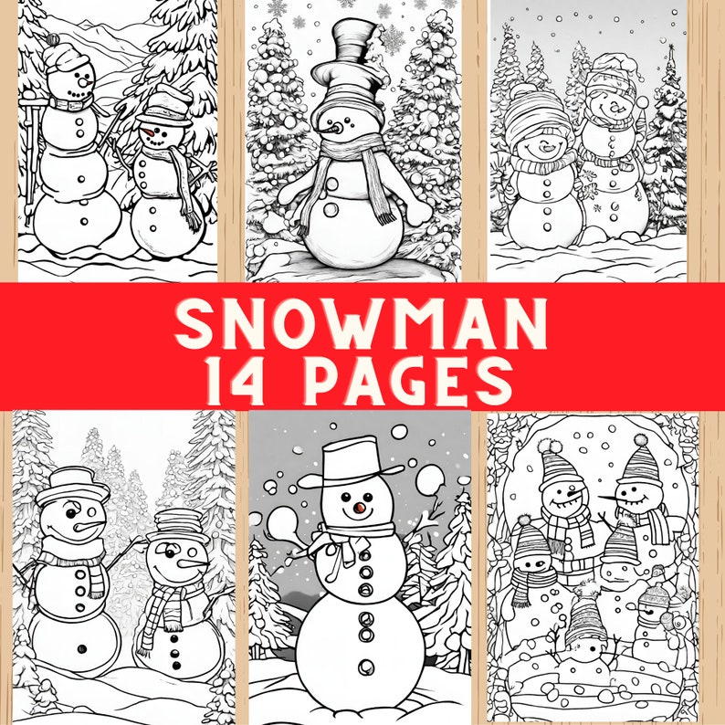 Snowman Coloring Pages, Winter Character Drawings, Printable Snowman ...