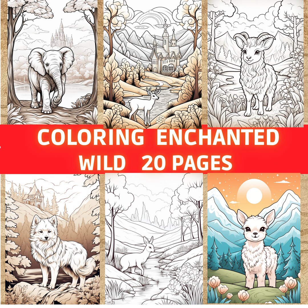 Animals Coloring Pages, Magical Coloring, Andscapes Coloring, Animals ...